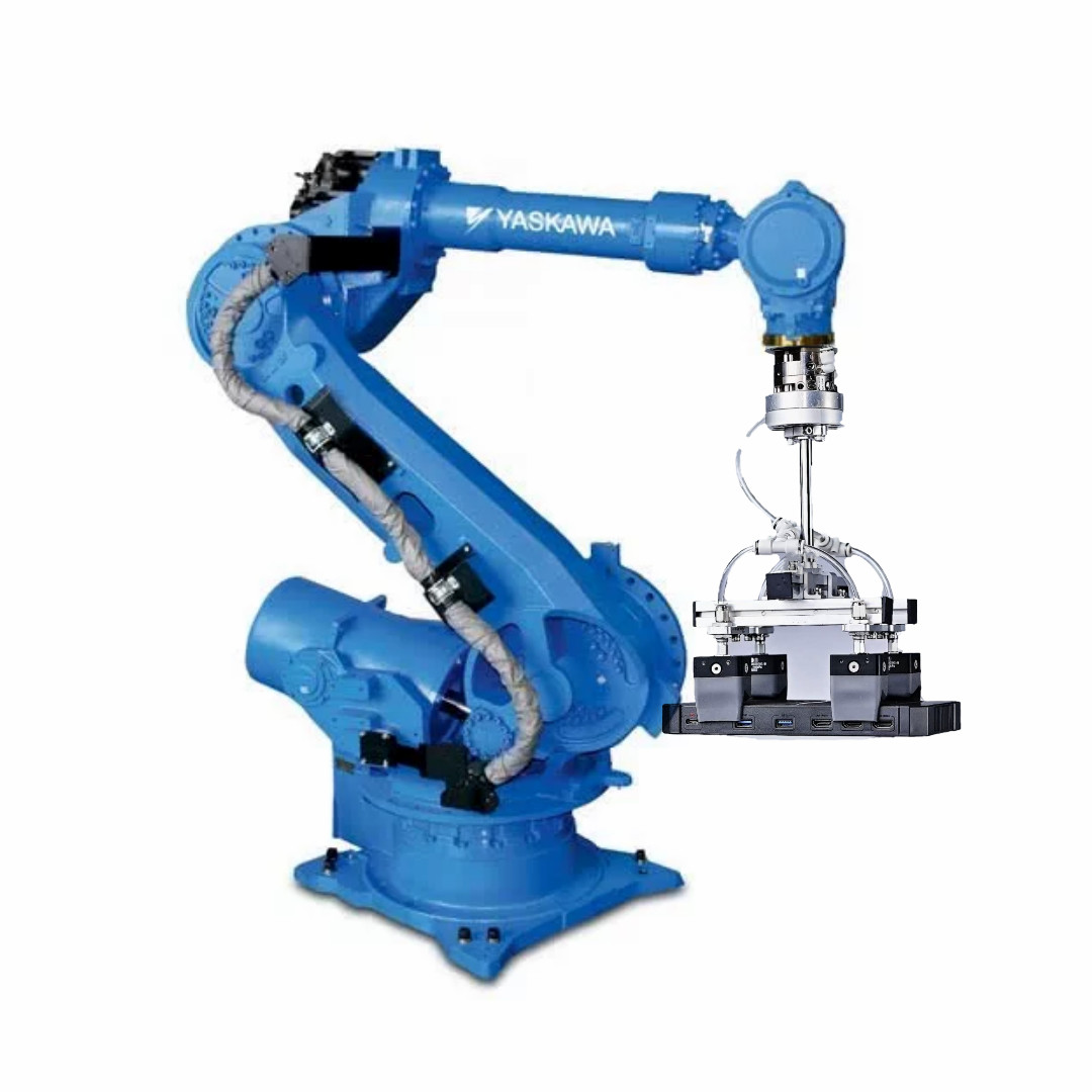 Hoher Roboter-Arm des Nutzlasten-Handhabungsroboter-YASKAWA 180kg der ... Hoher Roboter-Arm des Nutzlasten-Handhabungsroboter-YASKAWA 180kg der ...